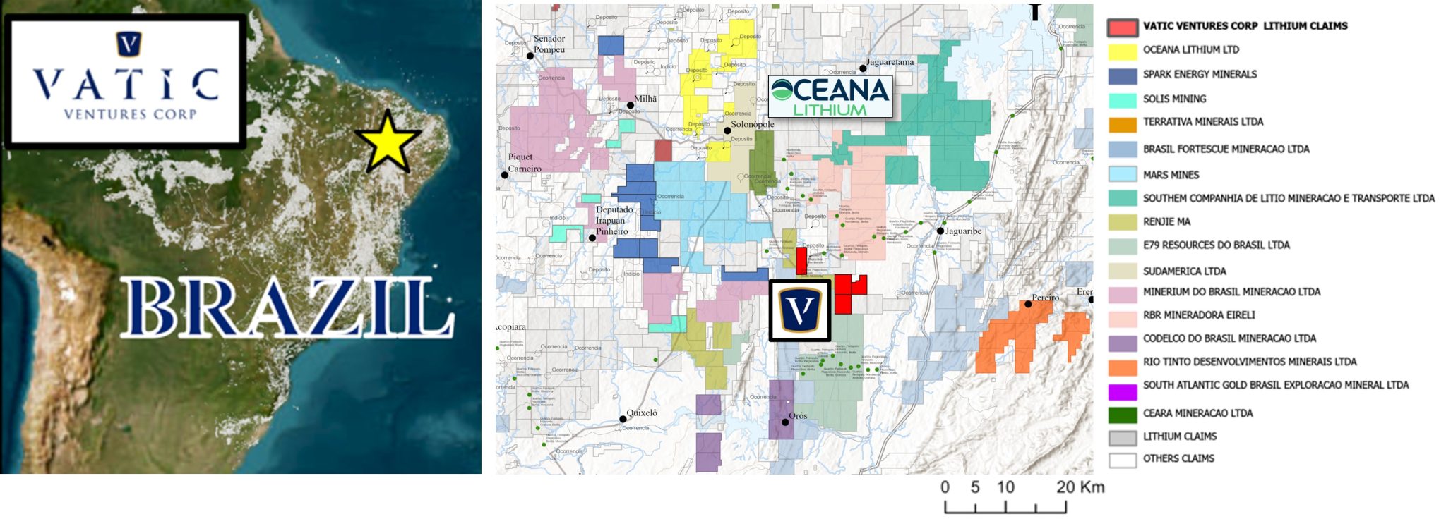 Solonópole Lithium, Brazil - Vatic Ventures Corp.